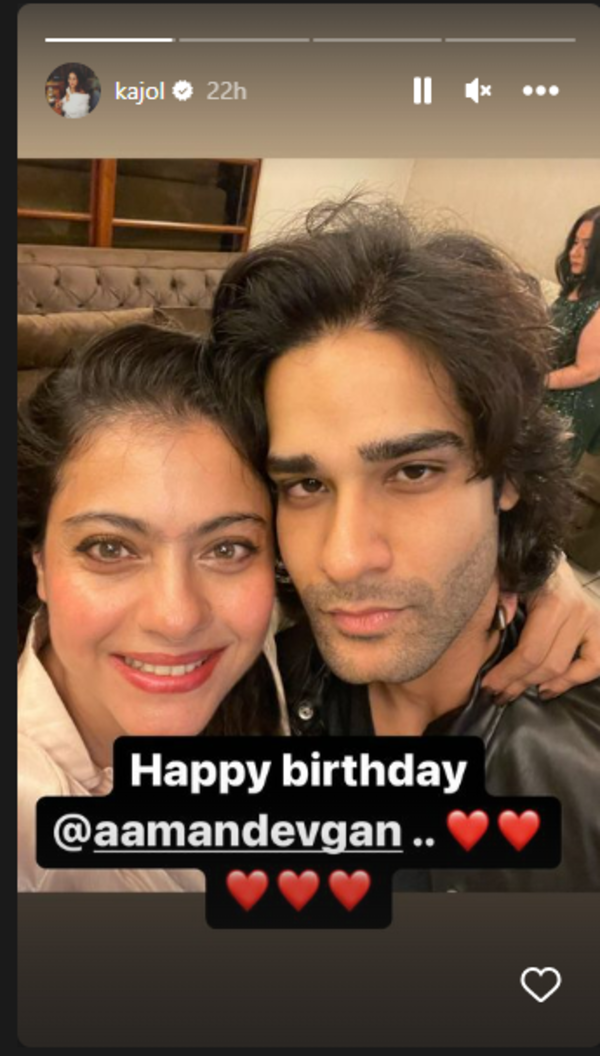 Aaman Devgn turns a year older, loving uncle Ajay Devgn and aunt Kajol ...