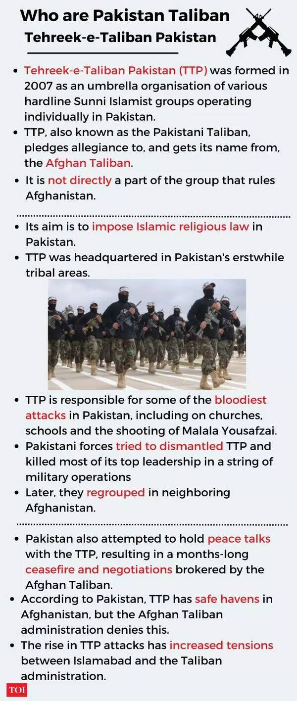 Pakistan Taliban warn of more attacks against police after compound raid - Times of India