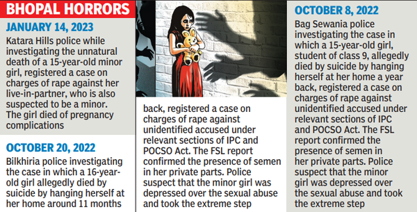 A Yr After Teen’s Suicide, Rape Case Filed | Bhopal News - Times of India