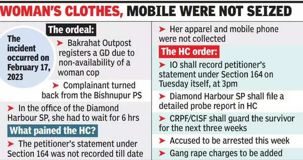Hc Pained At Cops’ Casual Attitude To Gang Rape, Orders Central Force Protection For Survivor ...