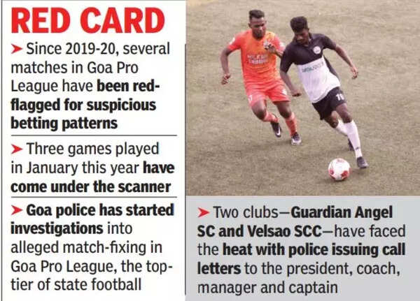 Cops to seek help from experts to crack fixing in Goan football | Goa ...