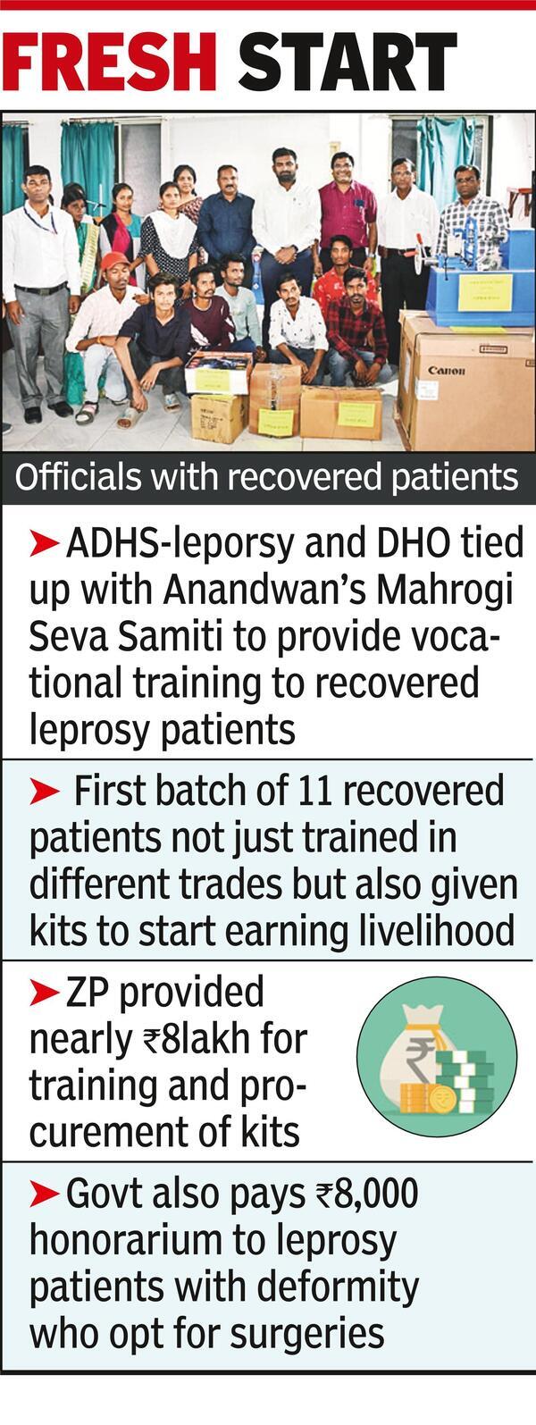 Recovered Leprosy Patients Skilled For Life In Chanda Model | - Times ...