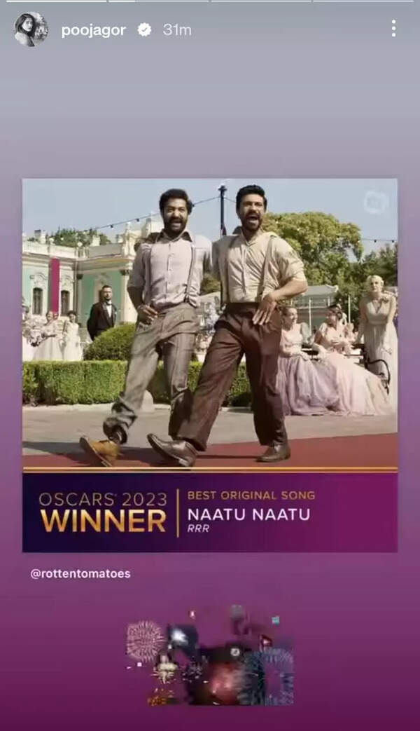 RRR's Naatu Naatu wins Oscars 2023: TV celebs celebrate India's big win ...