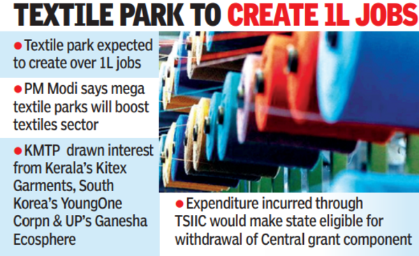 Kakatiya Mega Textile Park: Centre greenlights Telangana's Kakatiya ...