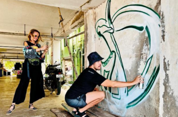 Breathing life into facades on Chennai's Marina Loop Road through abstract artwork | Chennai ...