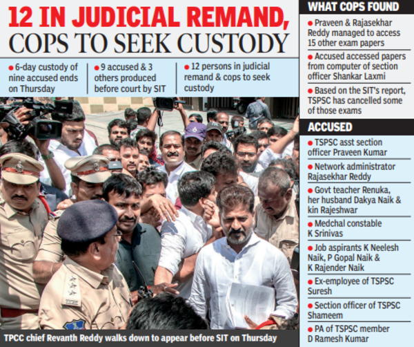 TSPSC Paper Leak: Paper leak: SIT quizzes A Revanth Reddy, mulls booking him for false info ...