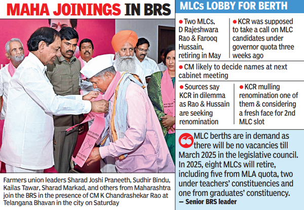 Telangana: K Chandrasekhar Rao in a fix as 2 MLCs seek renomination in ...