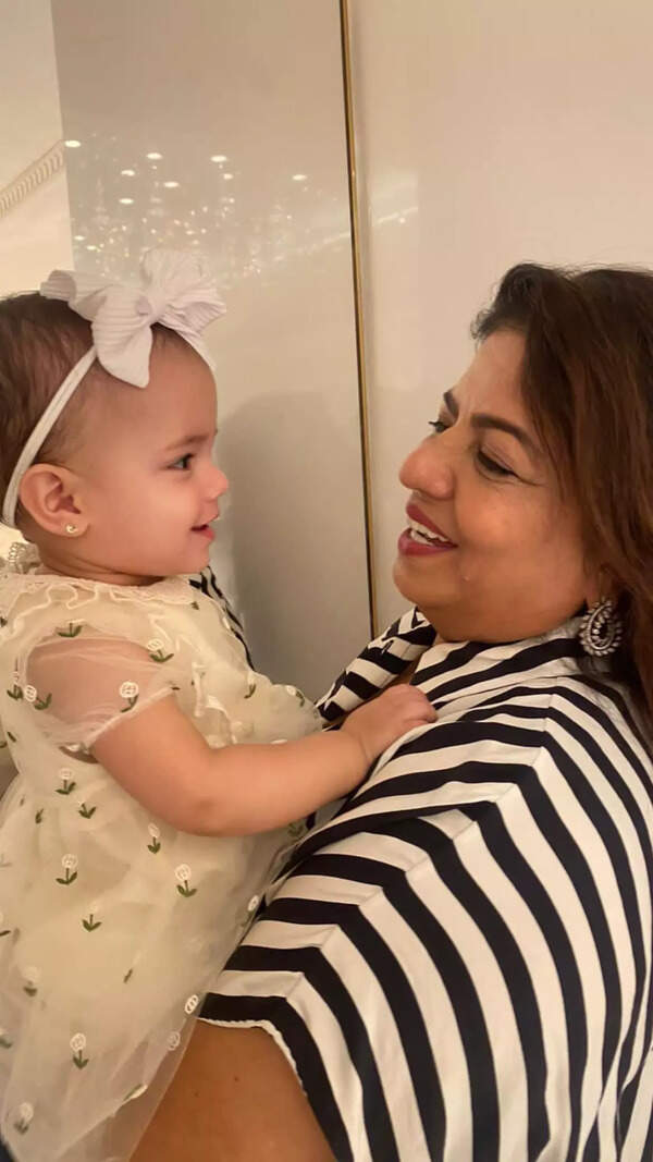 THIS photo of baby Malti smiling at her 'nani' Madhu Chopra is the ...