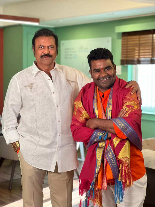 Dr. M. Mohan Babu and MAA President Vishnu Manchu felicitates team ...