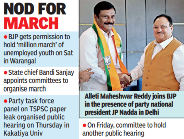 Reddy: Ex-Nirmal MLA Alleti Maheshwar Reddy junks Congress, joins BJP ...