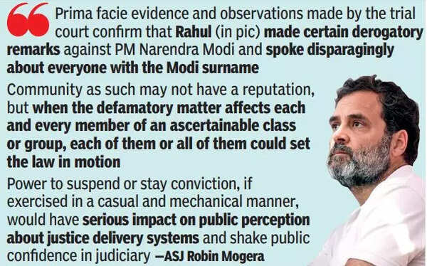 Rahul Gandhi to move HC after Gujarat court dismisses plea to stay conviction in Defamation case ...