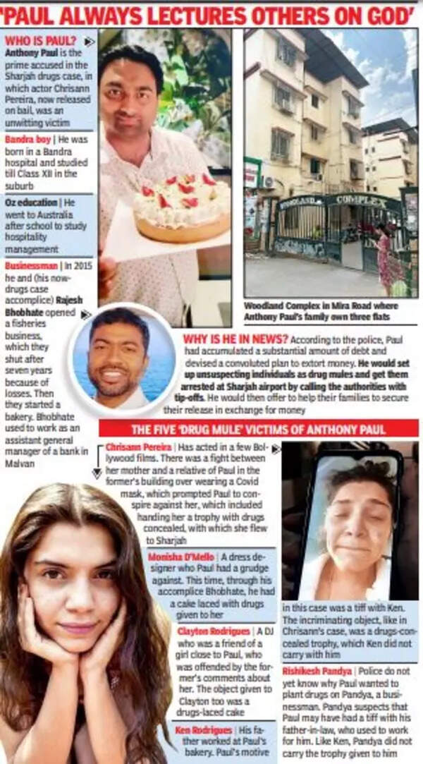 Chrisann Pereira Drugs Case: Fake air tickets were Plan B in bid to ...