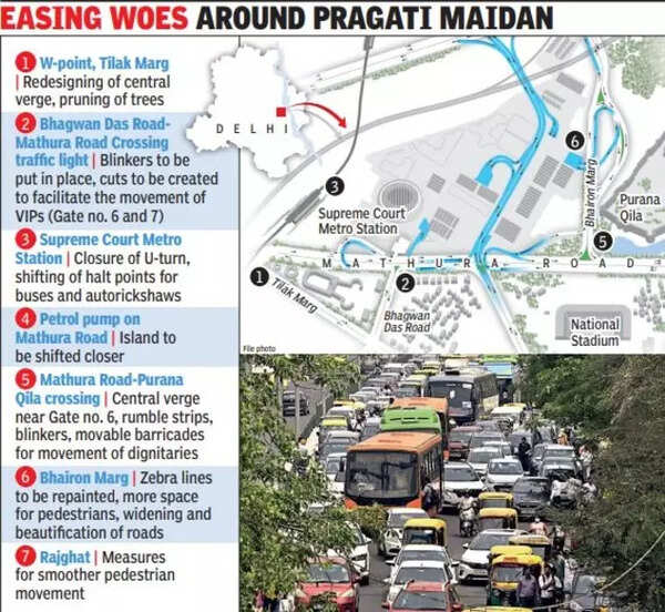 2 Key Roads In Heart Of Delhi To Go Under Knife For G20 Summit Delhi News Times Of India