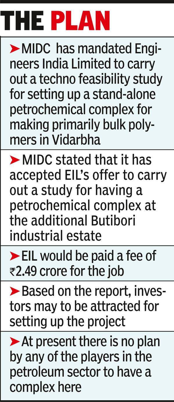Midc Orders Feasibility Study For Petrochem Complex In Vid | Nagpur News - Times of India