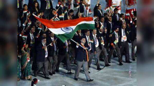 India during Asiad Opening Ceremony
