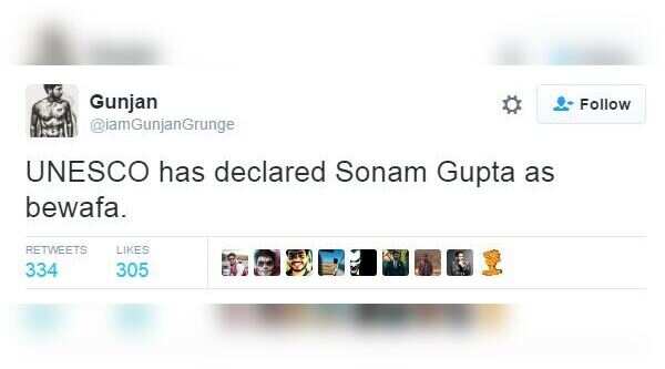 15 hilarious memes from 'Sonam Gupta Bewafa Hai' trend