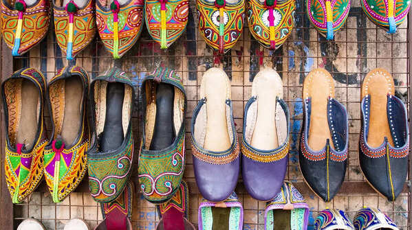 Artistic footwear from different parts of India and what are they called