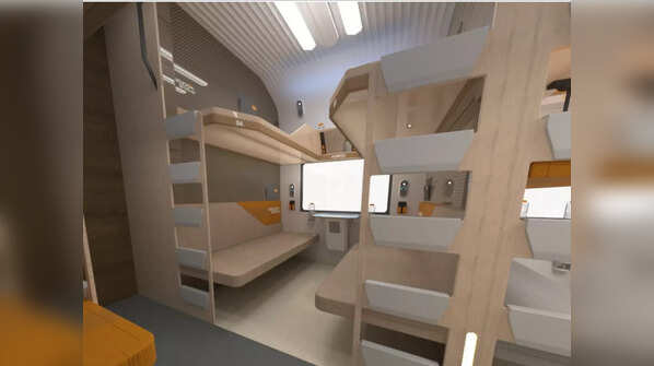 Vande Bharat sleeper exclusive: First look of Indian Railways new train's exterior, AC 3 tier ...