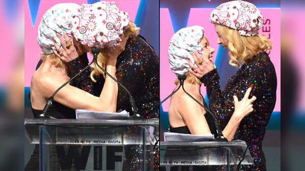 Celebs Kiss In Public