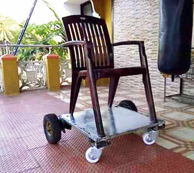 Students build gesture-controlled wheelchair