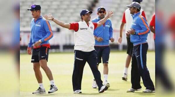 Indian team's practice session