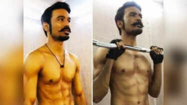 Dhanush Six Pack Photos