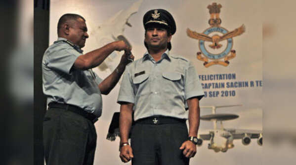Group Captain Sachin Tendulkar