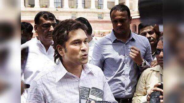Sachin Tendulkar sworn in as Rajya Sabha MP