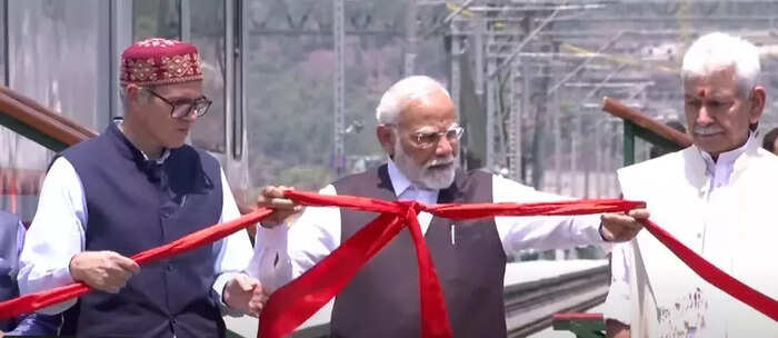 PM Modi Chenab Bridge Inauguration Live Updates: PM Modi rips into Pak ...