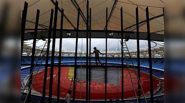 Jawaharlal Nehru Stadium inauguration ceremony