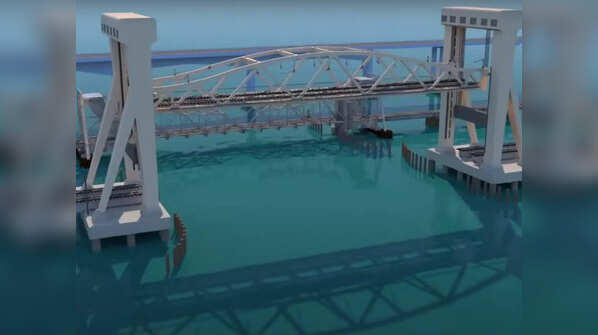 Pamban bridge: India’s first vertical lift Indian Railways bridge nears ...