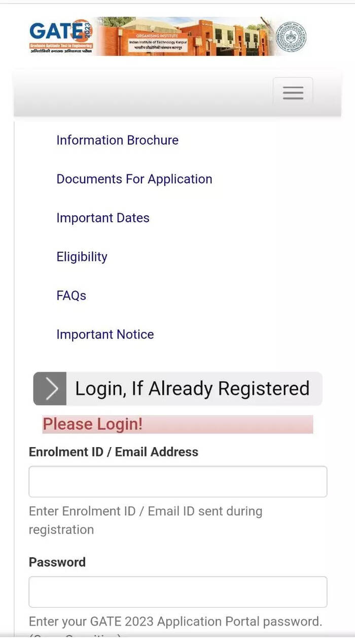 GATE 2023 Admit Card Live Updates: GATE Hall tickets released at gate ...