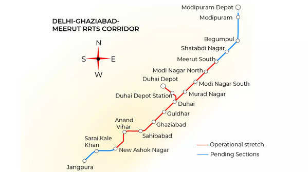 Namo Bharat Trains: Travel From Delhi To Meerut In Just 35 Minutes At ...