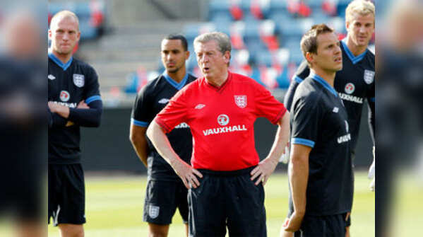 England's practice session