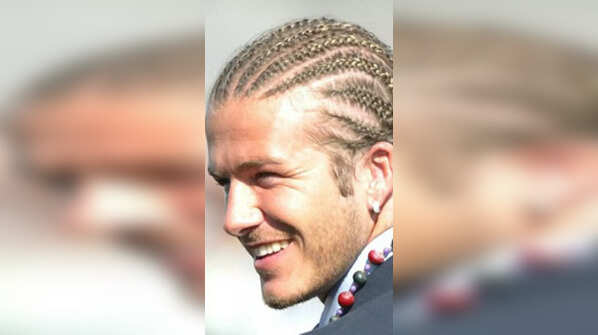 David Beckham's hair evolution over the years