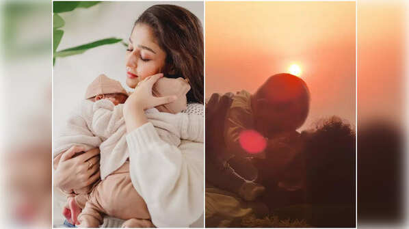 Unseen pictures of Nayanthara and Vignesh Shivan’s children