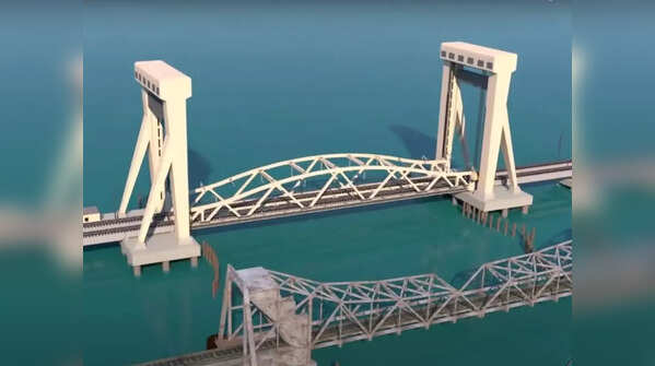 Pamban bridge: India’s first vertical lift Indian Railways bridge nears ...