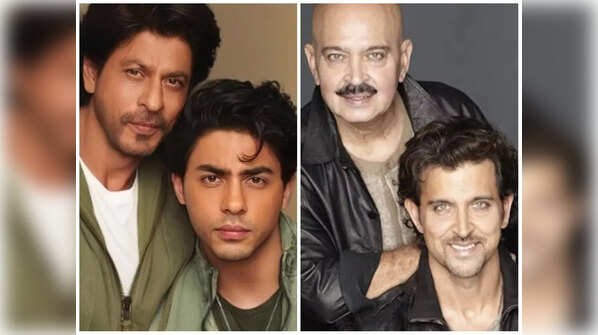 Shah Rukh Khan-Aryan Khan to Rakesh Roshan-Hrithik Roshan: Celebrity ...