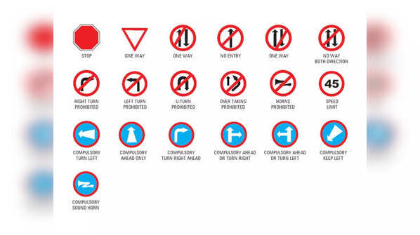 How do the road signs and lane systems work in India?
