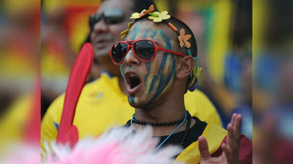 Colourful fans in Colombo