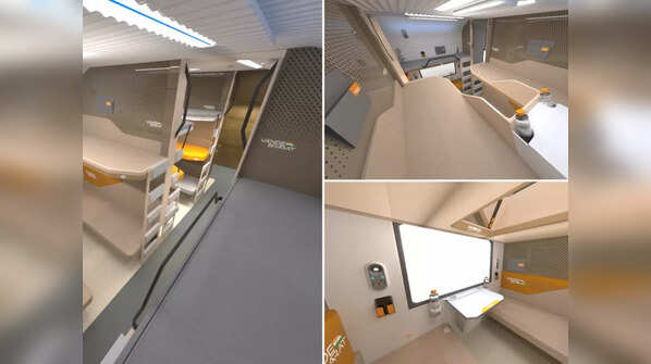 Vande Bharat sleeper exclusive: First look of Indian Railways new train's exterior, AC 3 tier ...