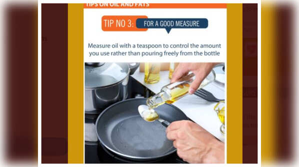 Oil Diet: FSSAI suggests tips to reduce oil consumption in your day to ...