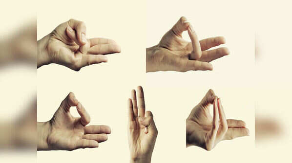 Try out these 5 hand mudras to de-stress anywhere, anytime!