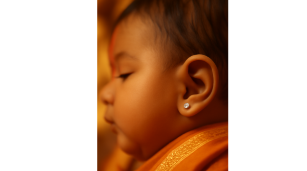 Why do Hindus pierce their ears (Karnavedha) as part of the samskaras?