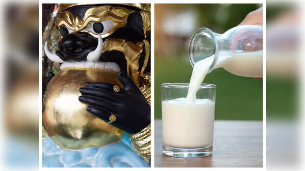 Why should you avoid stepping out immediately after drinking milk?