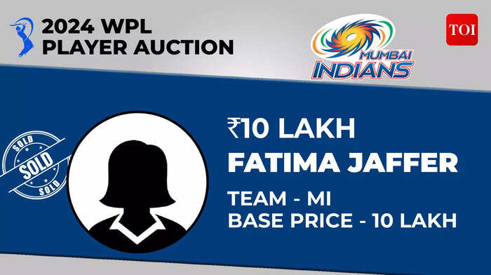 WPL Auction 2024 Highlights: Uncapped Indians Kashvee Gautam, Vrinda ...