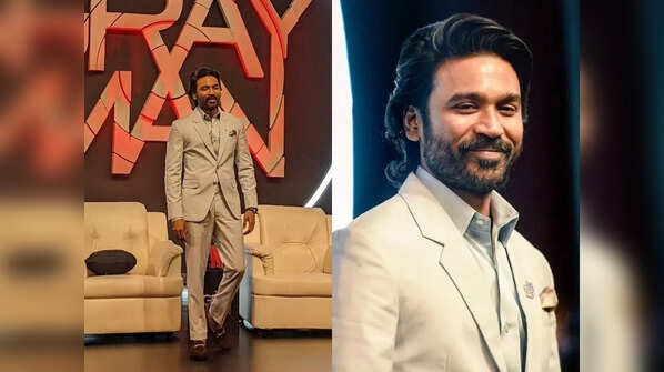 Dhanush is wearing some of the best suits this season
