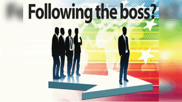 Following the boss?