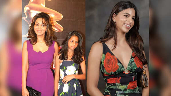 Then and now photos of Suhana Khan who is set to make her debut with ...