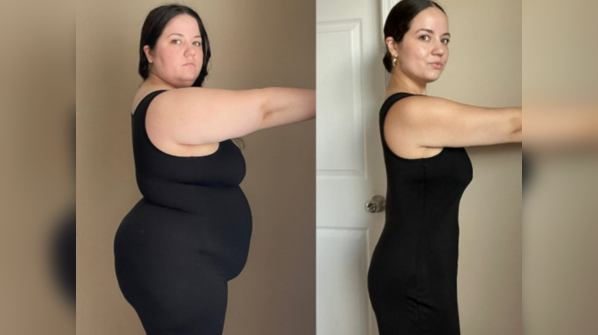 Woman weighing 114 kg loses whopping 62 kgs after getting stuck on a ...